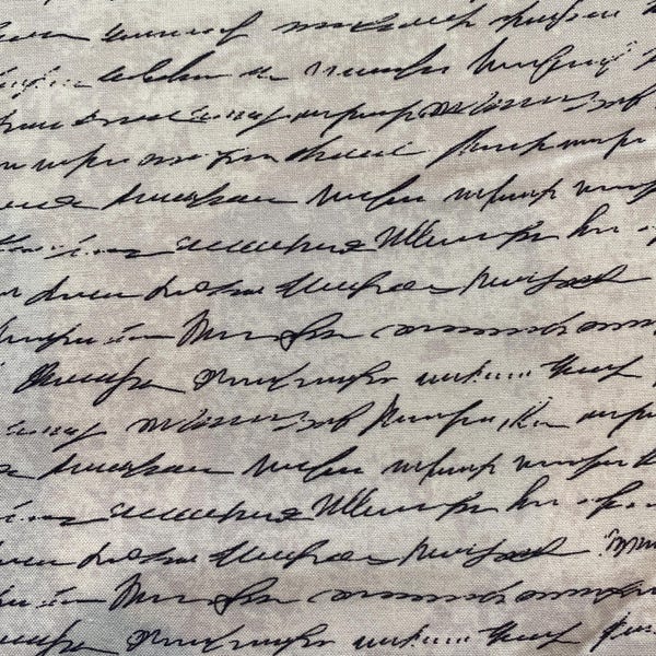 Handwriting Fabric - Etsy