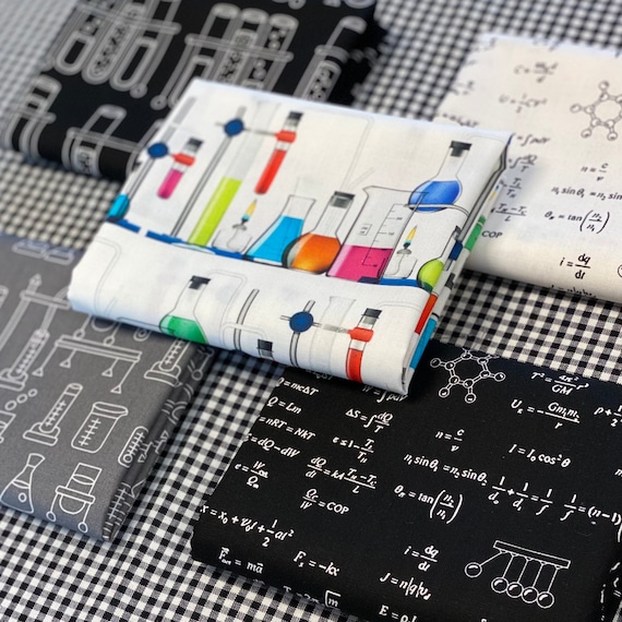 SCIENCE FAIR Fabric 5 Piece Set Robert Kaufman Fabric - Etsy