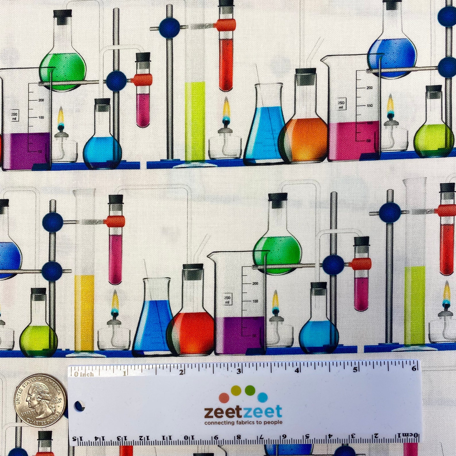 SCIENCE Fair 3 BRIGHT IDEA Fabric Robert Kaufman Fabric - Etsy