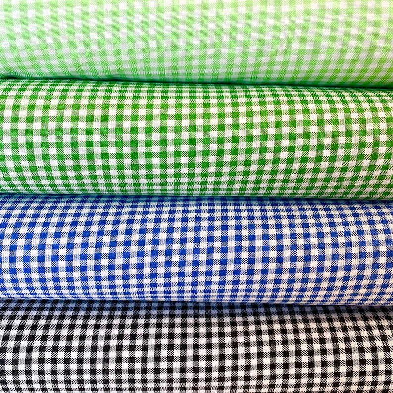 GINGHAM CHECK 1/8" Blush Pink & White 100% Cotton Fabric - by the Yard ...