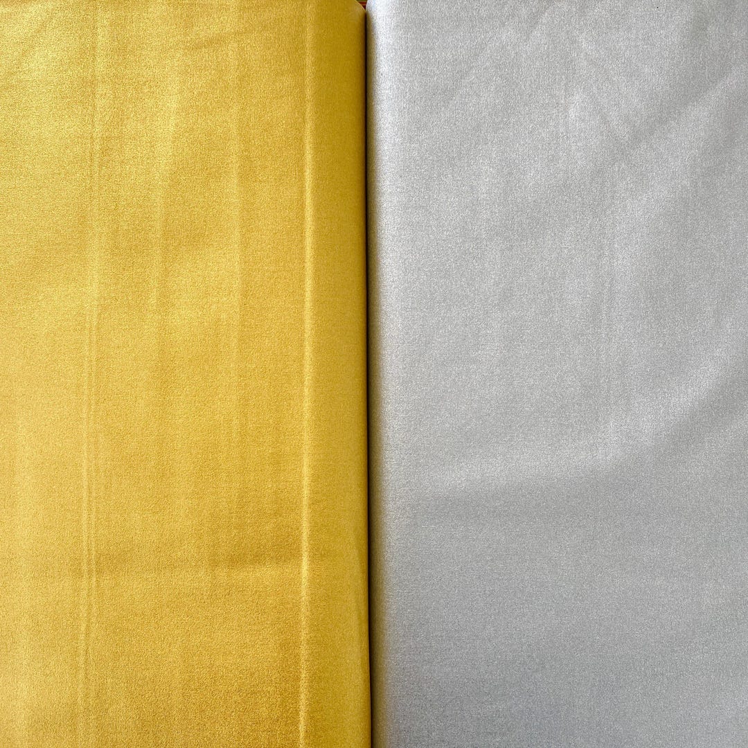 SILVER or GOLD QUILTING Cotton Fabric - Metallic Silver 38934M-2 by ...