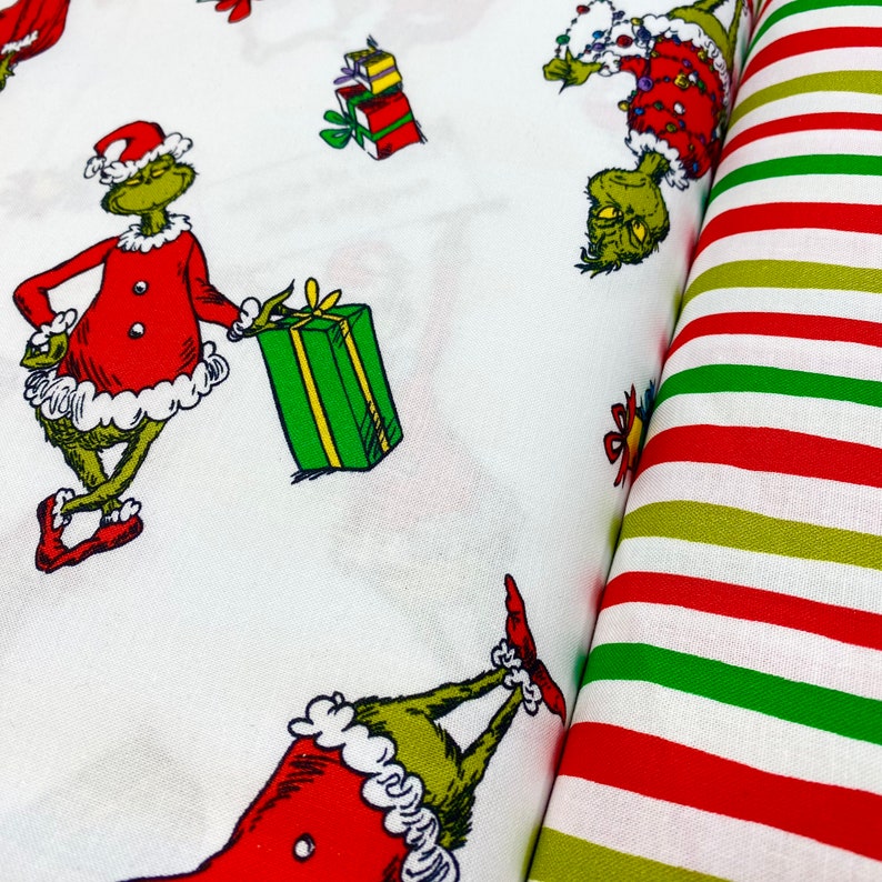 How the GRINCH Stole CHRISTMAS Fabric Robert Kaufman - Etsy