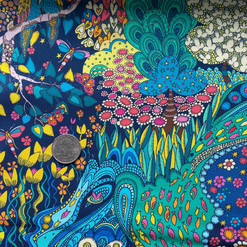 XANADU PARADISO by Sally Kelly - WINDHAM Fabrics 100% Cotton Fabric by ...