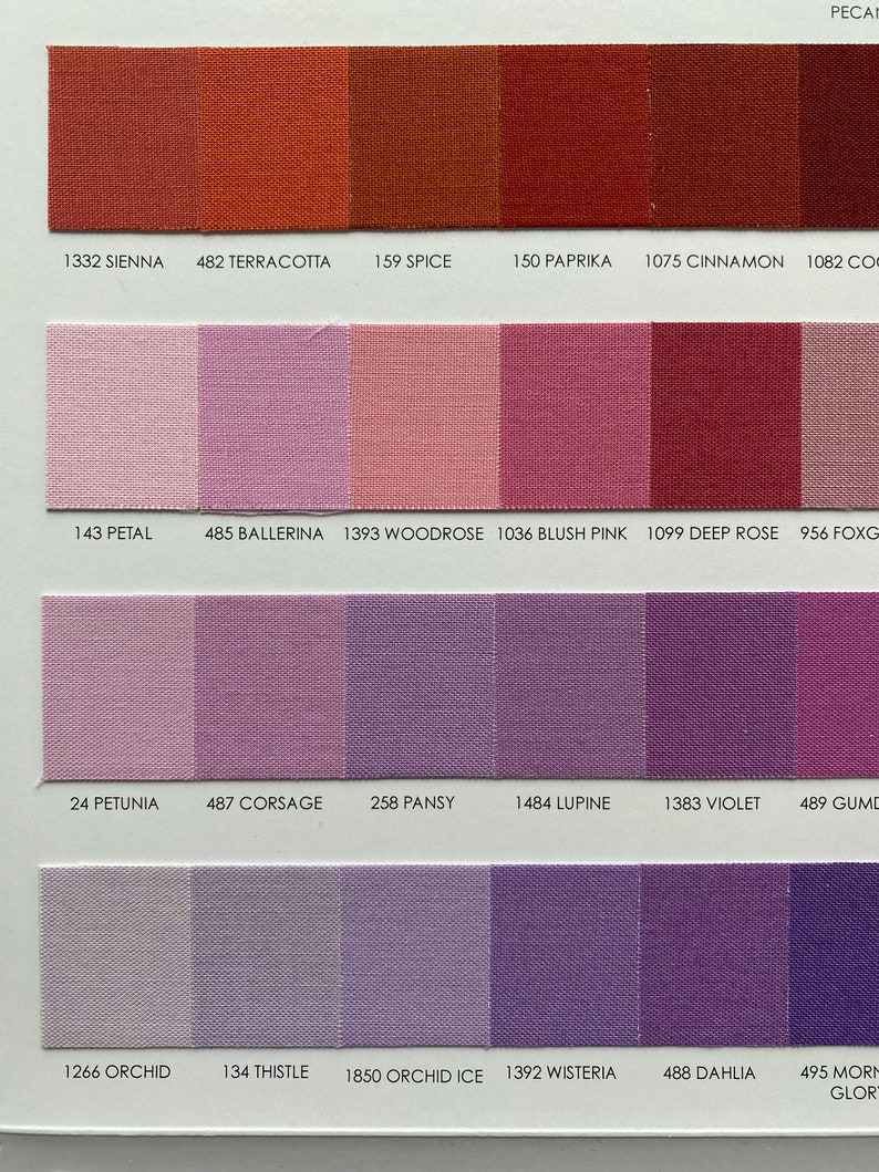 Newest KONA Cotton COLOR CHART Fabric - Robert Kaufman - 100% Cotton ...