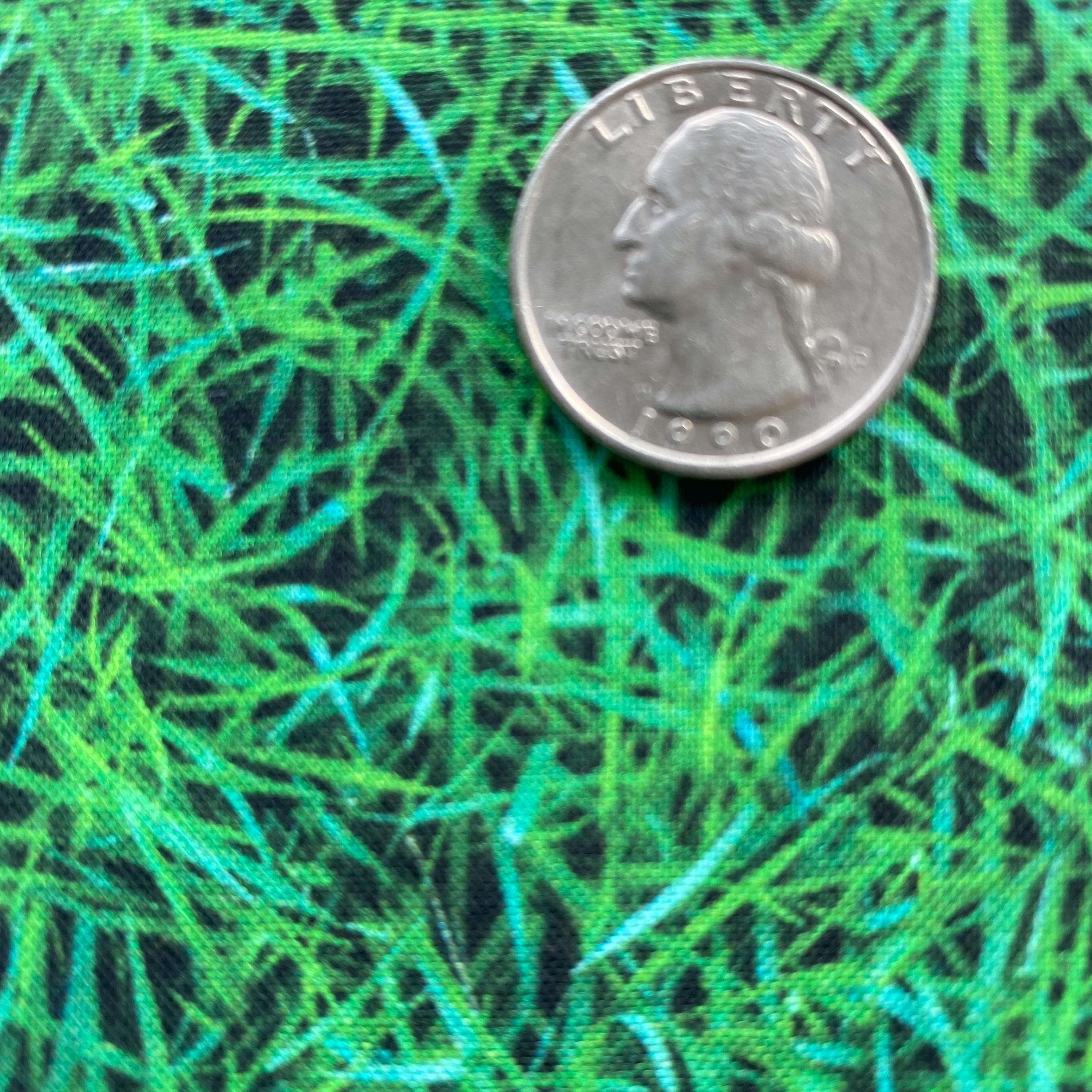GREEN GRASS Fabric - Cotton Quilt Fabric by the Yard or Length ...