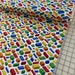 BUILDING BLOCKS WHITE Primary Colors Cotton Fabric by the Yard or ...