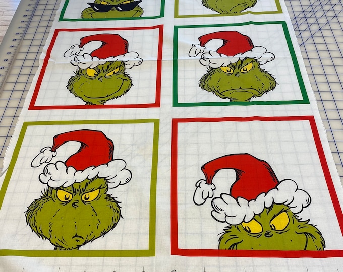 How the GRINCH Stole CHRISTMAS Panel - Dr SEUSS 24"x44" Panel From ...