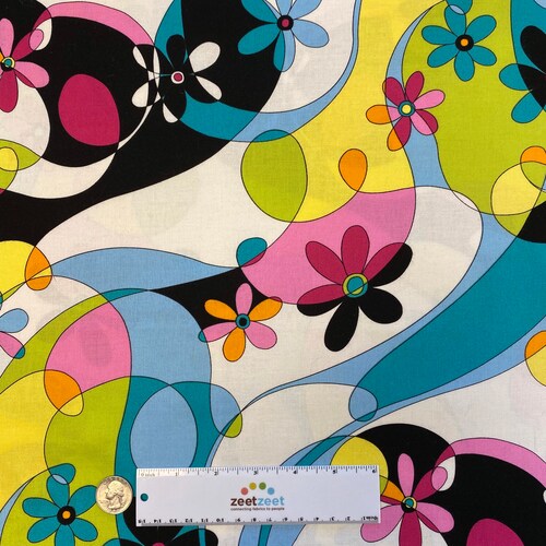 Retro Mod Fabric Mid-century Modern Abstract by Hot4tees | Etsy