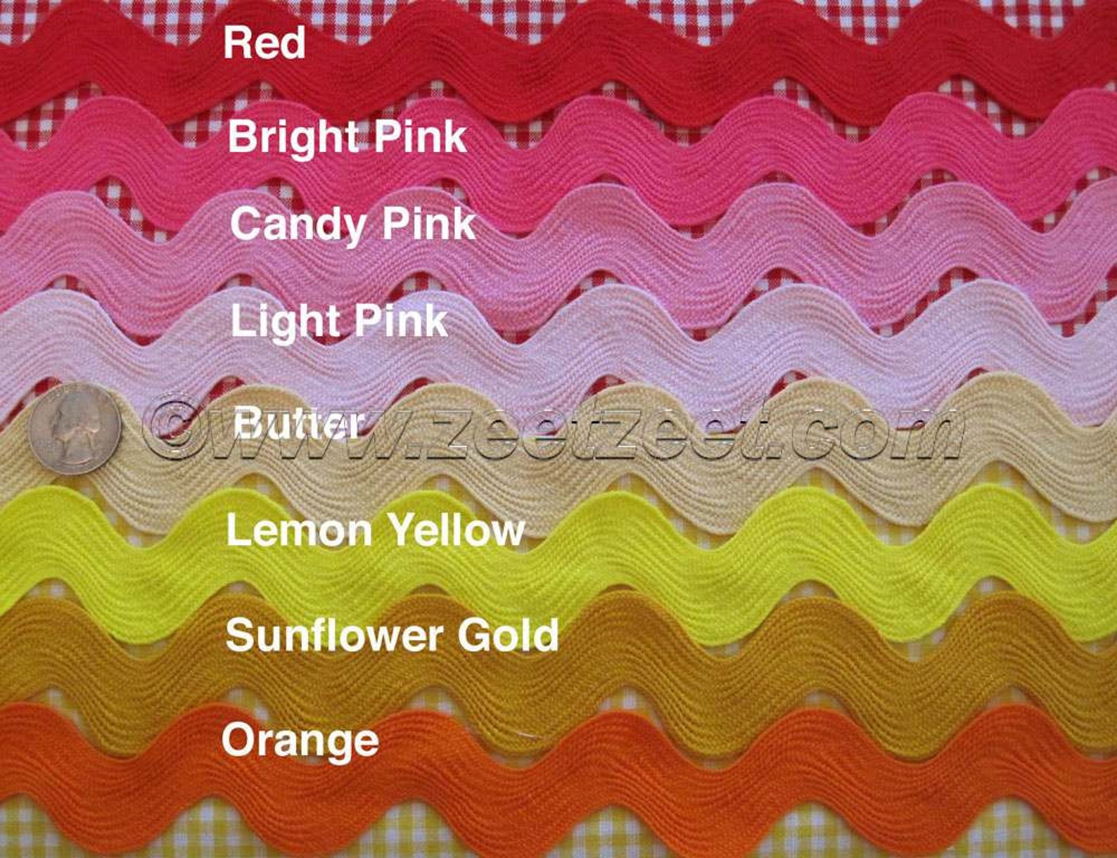 Discounted 10 Yards Choose Color Giant RIC RAC Jumbo Sewing | Etsy