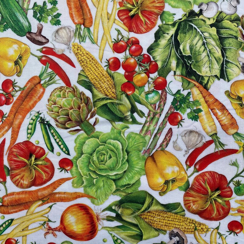 Vegetable Fabric - Etsy