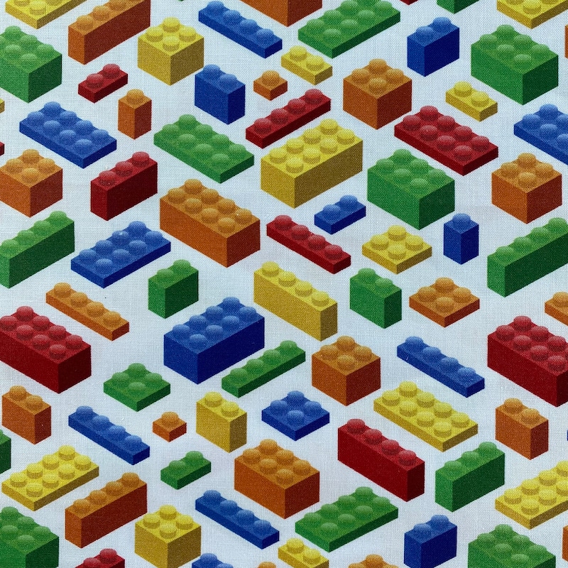 Legos Fabric - Etsy