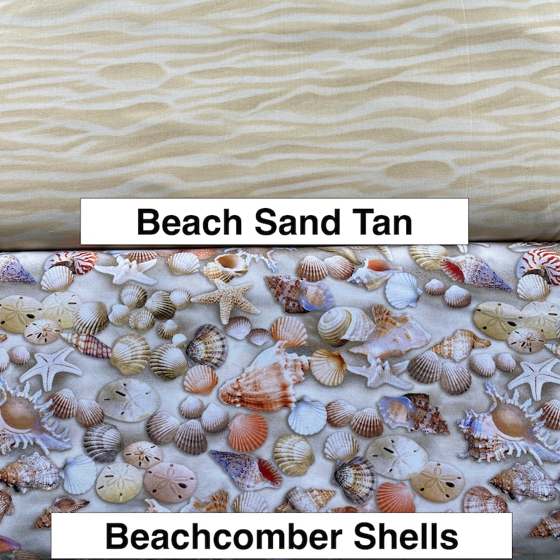 BEACH Comber COASTAL SEASIDE Fabrics - 100% Cotton Quilt Fabric ...
