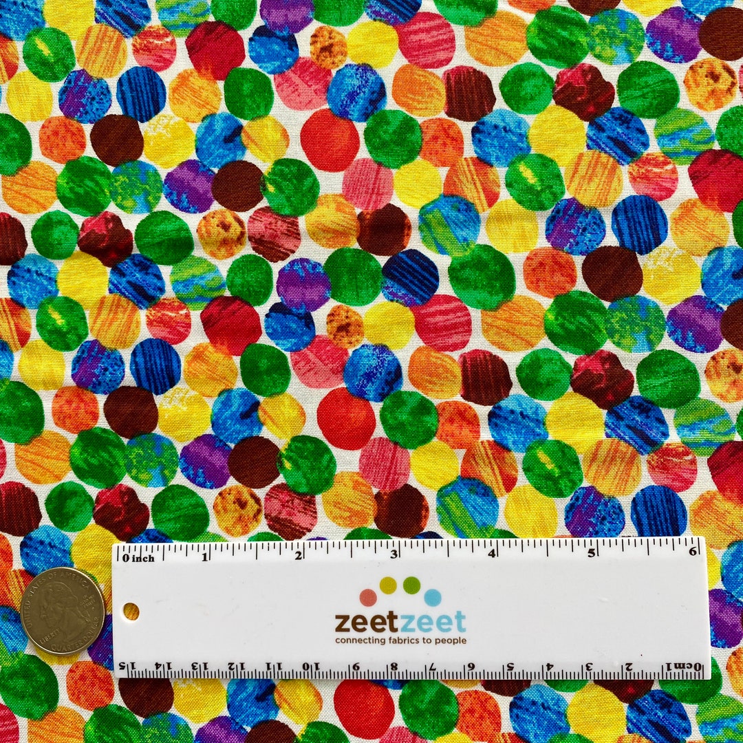 The Very Hungry Caterpillar SPOTS Multi Color - 100% Cotton Quilt ...
