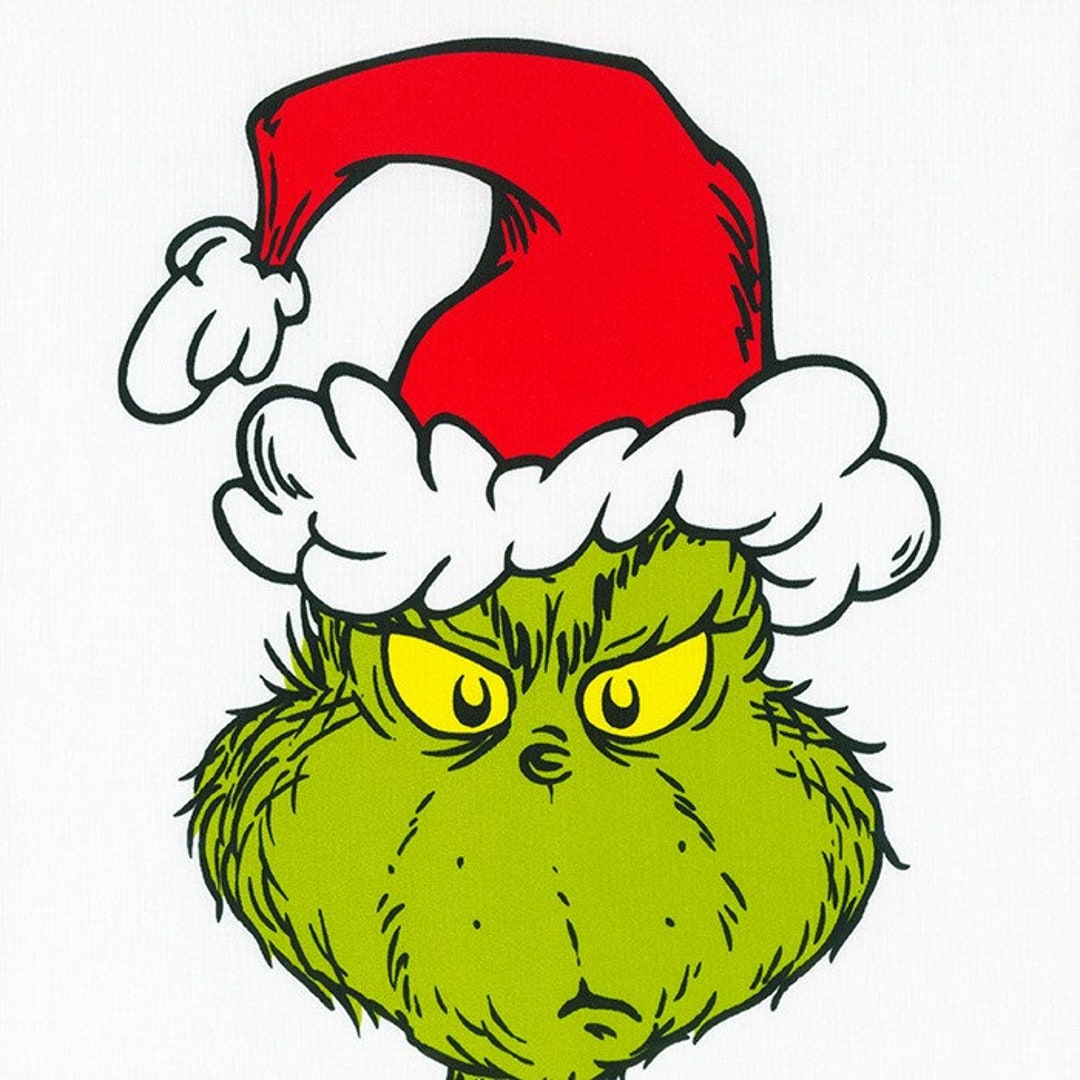 How the GRINCH Stole CHRISTMAS Panel Dr SEUSS 24x44 Panel From Robert ...