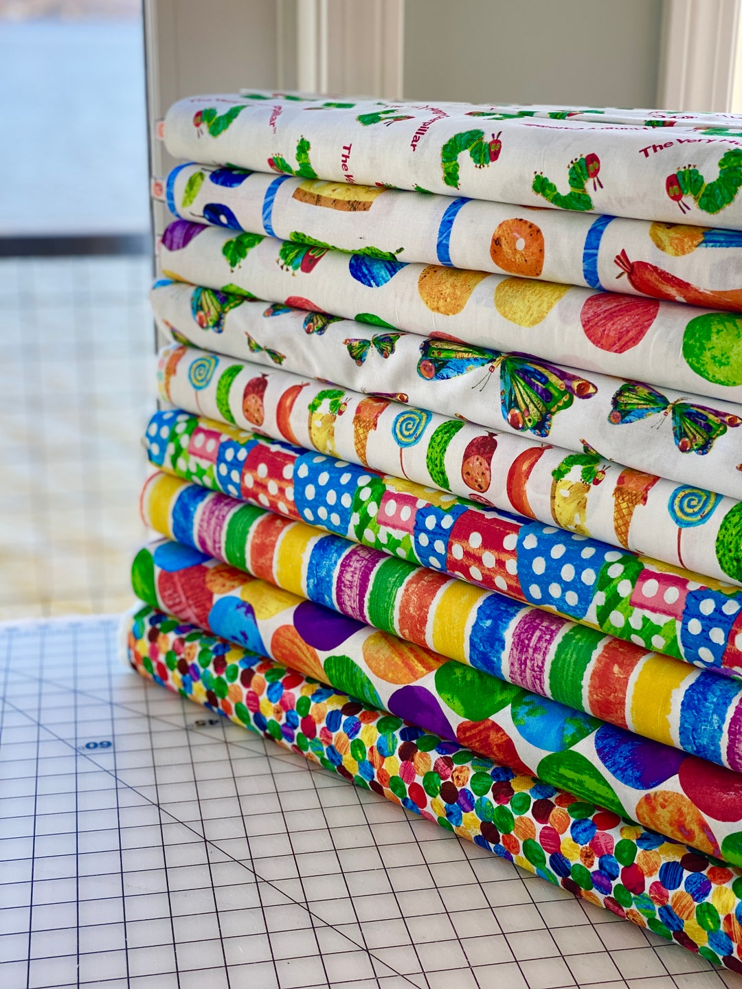 The Very Hungry Caterpillar CLASSICS - 100% Cotton Quilt Fabric ...
