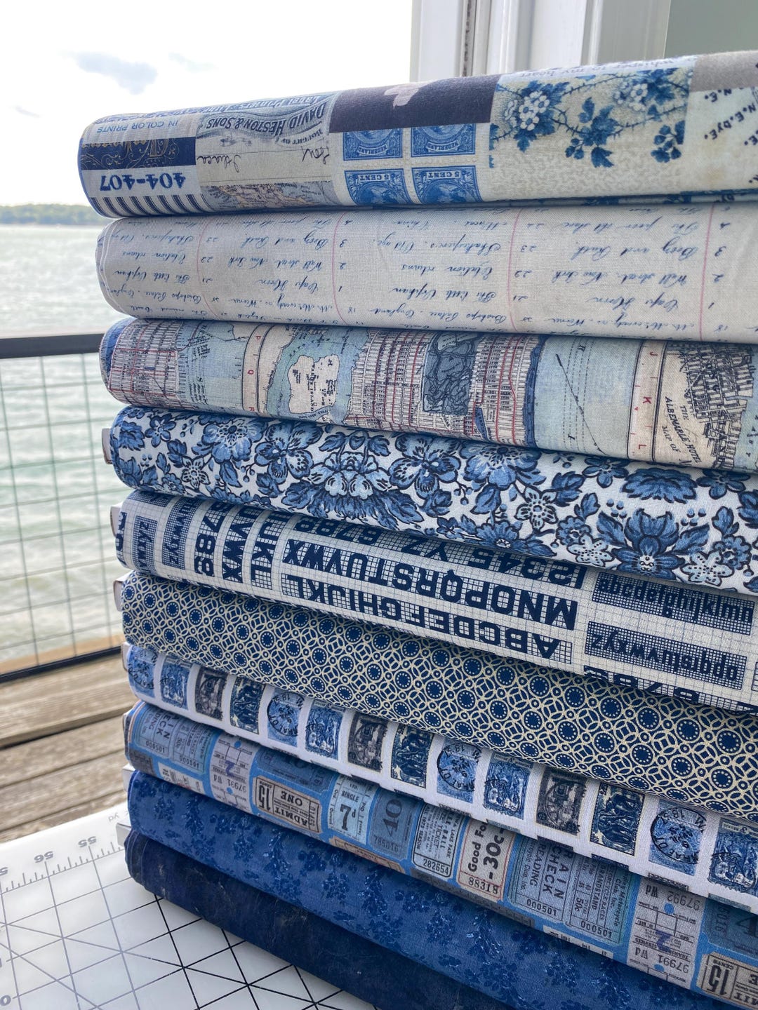 Eclectic Elements INDIGO PALETTE Tim Holtz - 100% Cotton Quilting ...