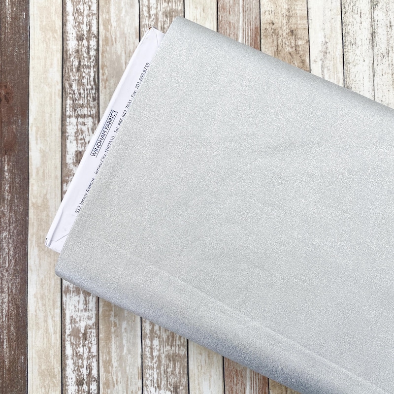 Silver Fabric - Etsy
