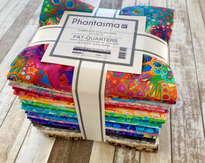 PHANTASMA 32 Pc Fat Quarter Bundle Fabric Precuts - Robert Kaufman, 100% Cotton Quilting Fabric ...