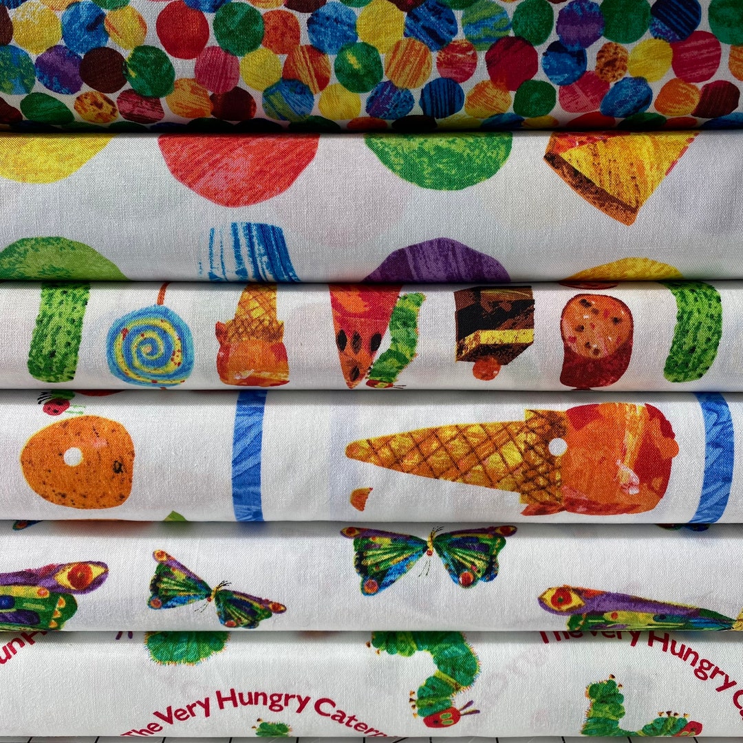 The Very Hungry Caterpillar CLASSICS 100% Cotton Quilt Fabric Andover ...