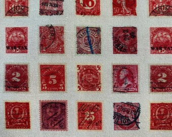 RED TAPESTRY Eclectic Elements Red Palette Tim Holtz 100% Cotton ...