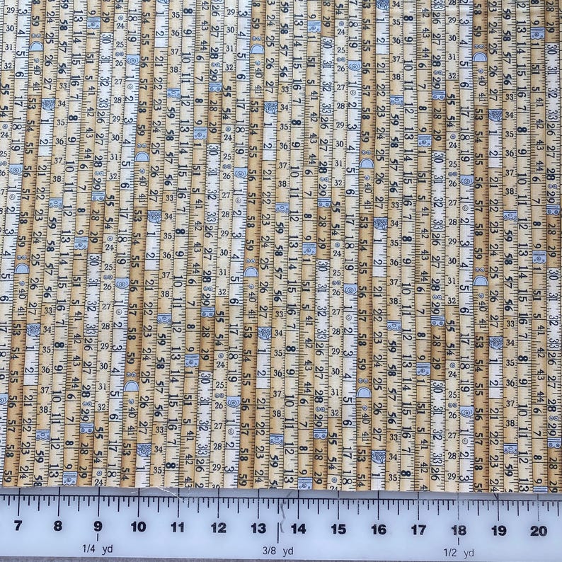 MEASUREMENTS Color Y - ATELIER by MAKOWER Uk Sewing Theme - 100% Cotton ...