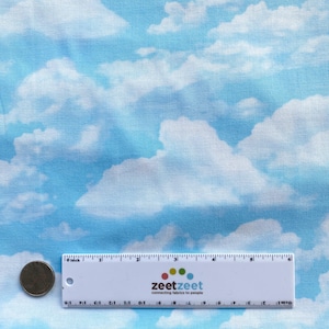 SKY BLUE Clouds Fabric - Timeless Treasures - Cotton Quilt Fabric by ...