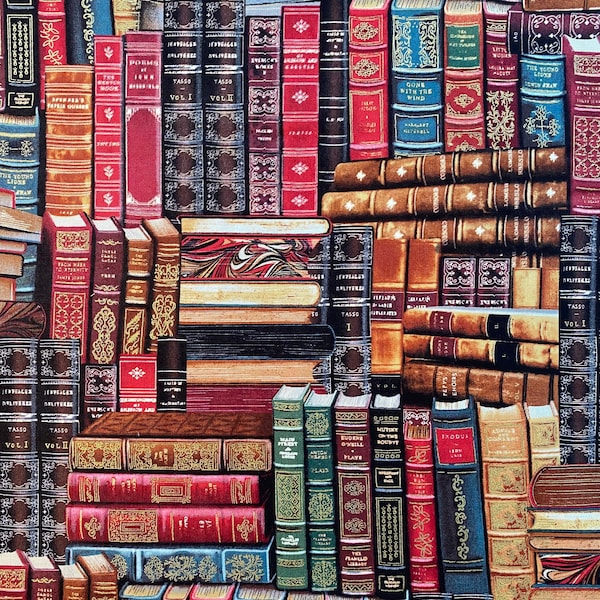 Book Fabric - Etsy