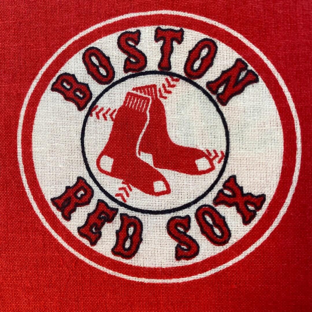BOSTON RED SOX Fabric - Fabric Traditions - Major League Baseball 60 ...