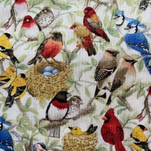 BEAUTIFUL BIRDS Fabric - Elizabeth's Studio - Cotton Quilt Fabric by ...