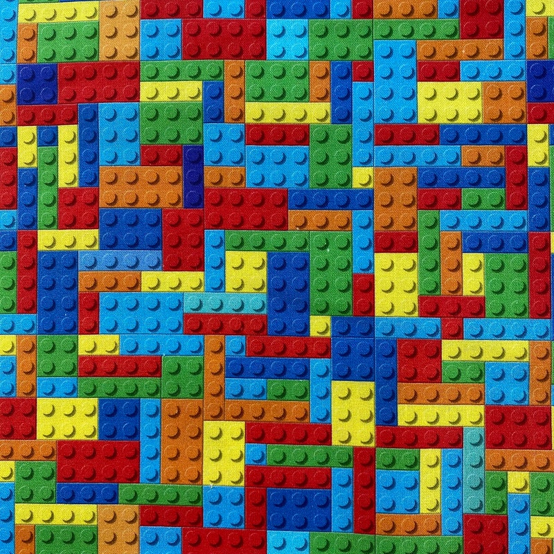 Legos Fabric - Etsy