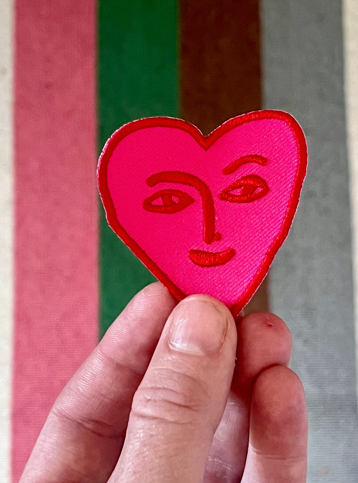 Heart Face Patch - Etsy