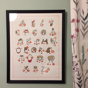 Face Alphabet Print - Etsy