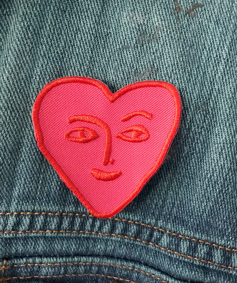 Heart Face Patch | Etsy