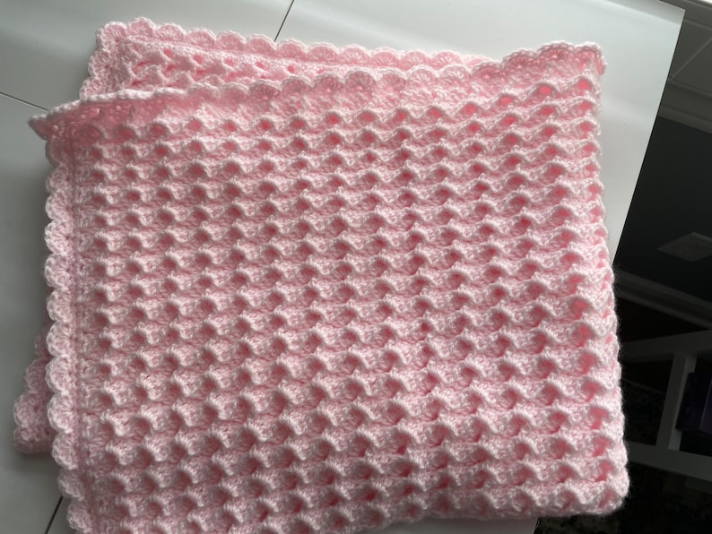 Handmade Crocheted Baby Blanket - Etsy