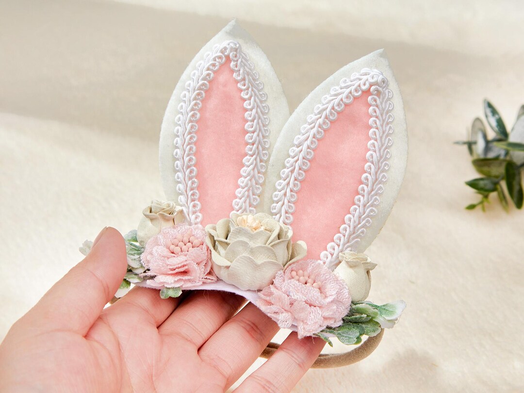 Baby Easter Bunny Headband, Bunny Ears Headband, Girl Easter Gifts,baby ...