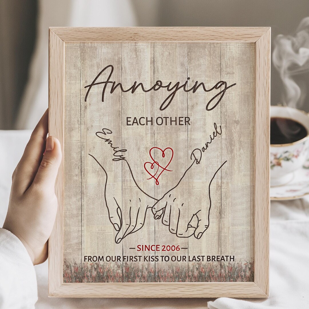 Personalized Annoying Each Other Valentines Day Gift for Him, for ...