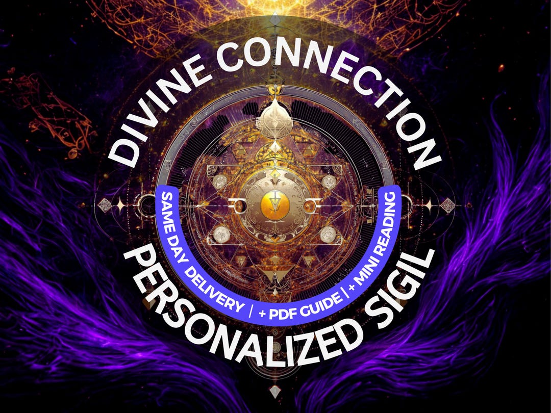 Personalized Sigil for Divine Connection • Custom Spiritual Symbol (PDF ...