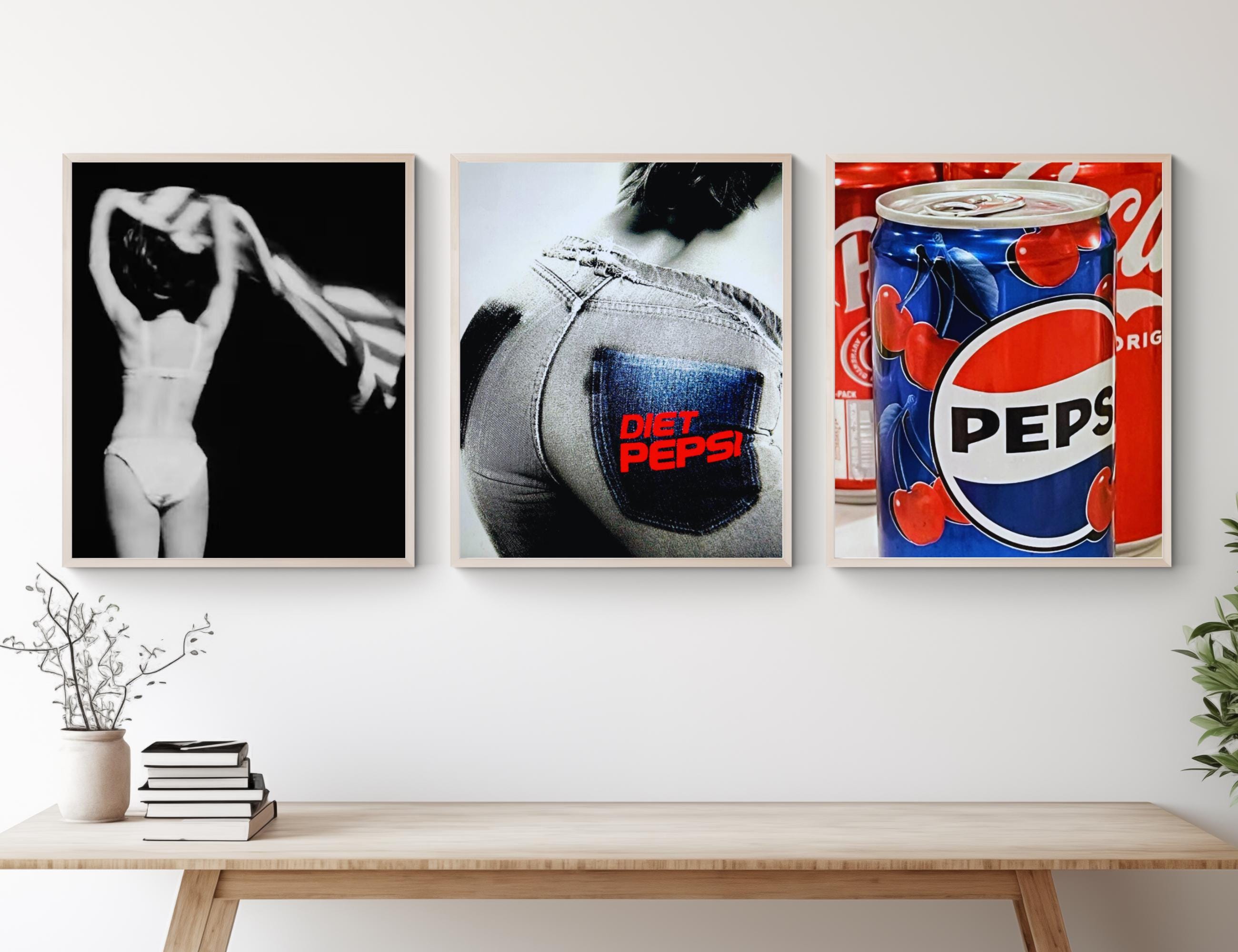 Addison Rae Diet Pepsi Album Cover 3 Set Poster Trendy Merch Perfect ...
