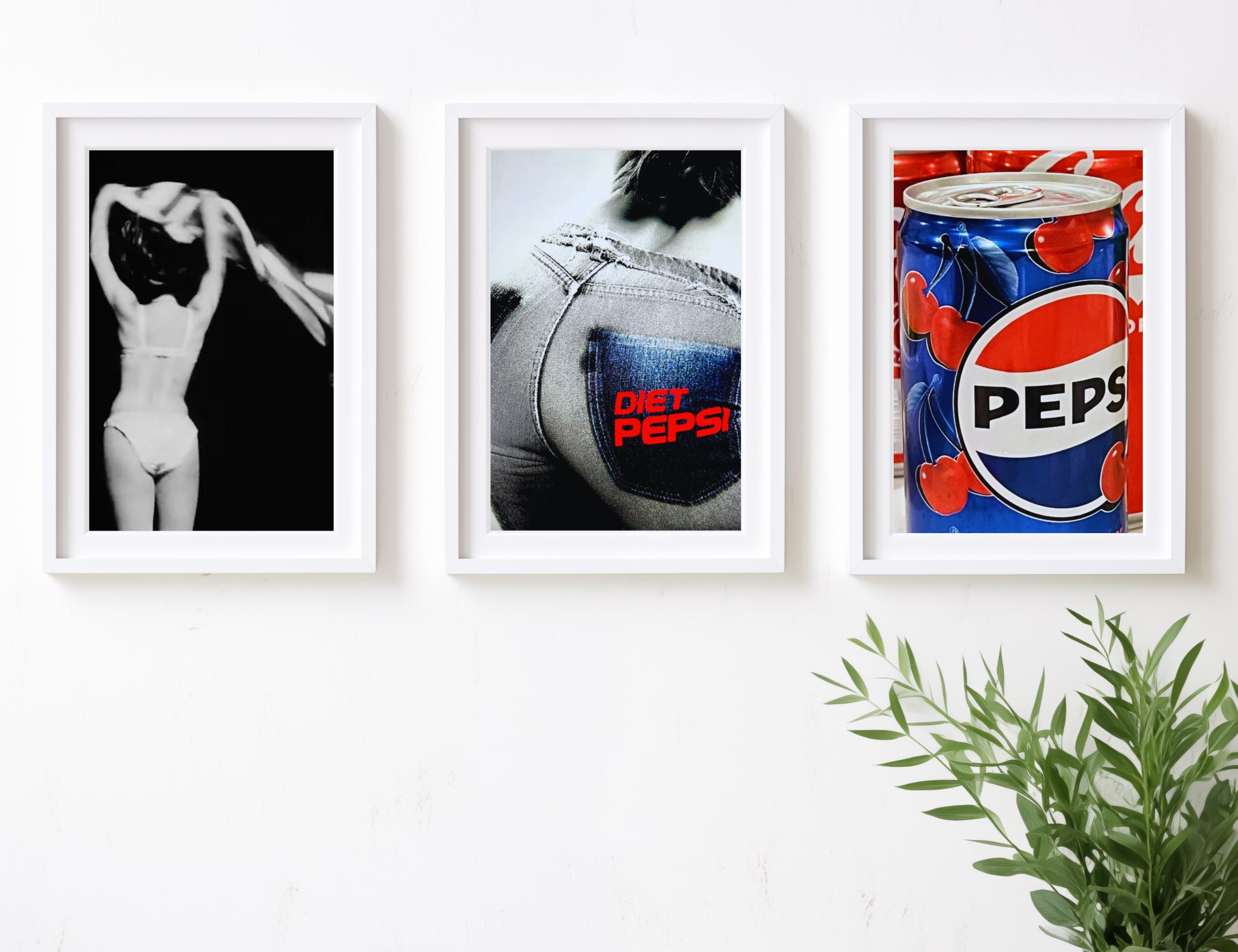 Addison Rae Diet Pepsi Album Cover 3 Set Poster Trendy Merch Perfect ...