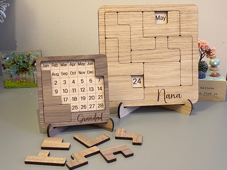 Personalised Infinite Daily Puzzle Calendar, Puzzle A Day, Daily Puzzle ...