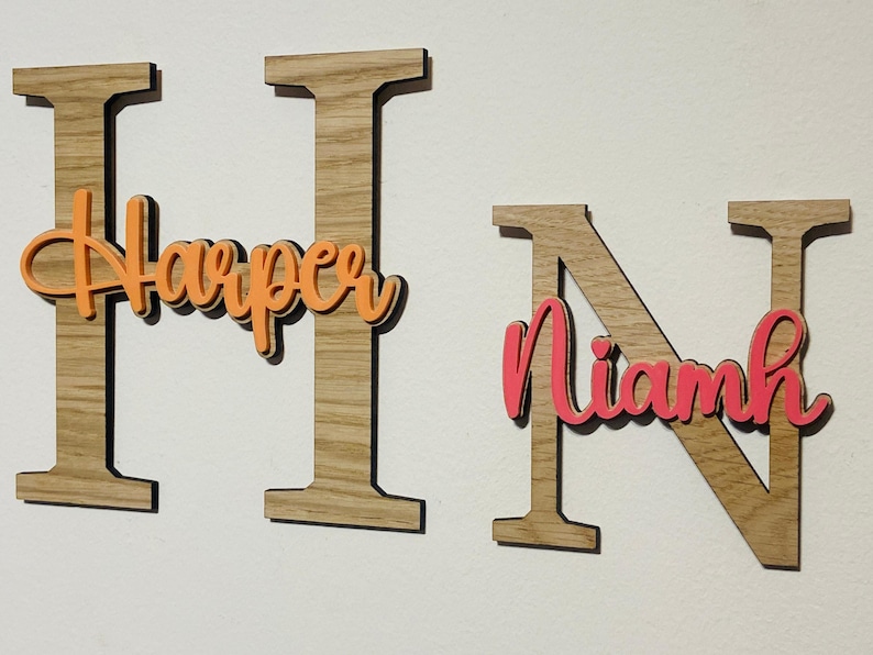 Personalised Bedroom Door Sign, Letter Kid's Bedroom Sign, Playroom ...