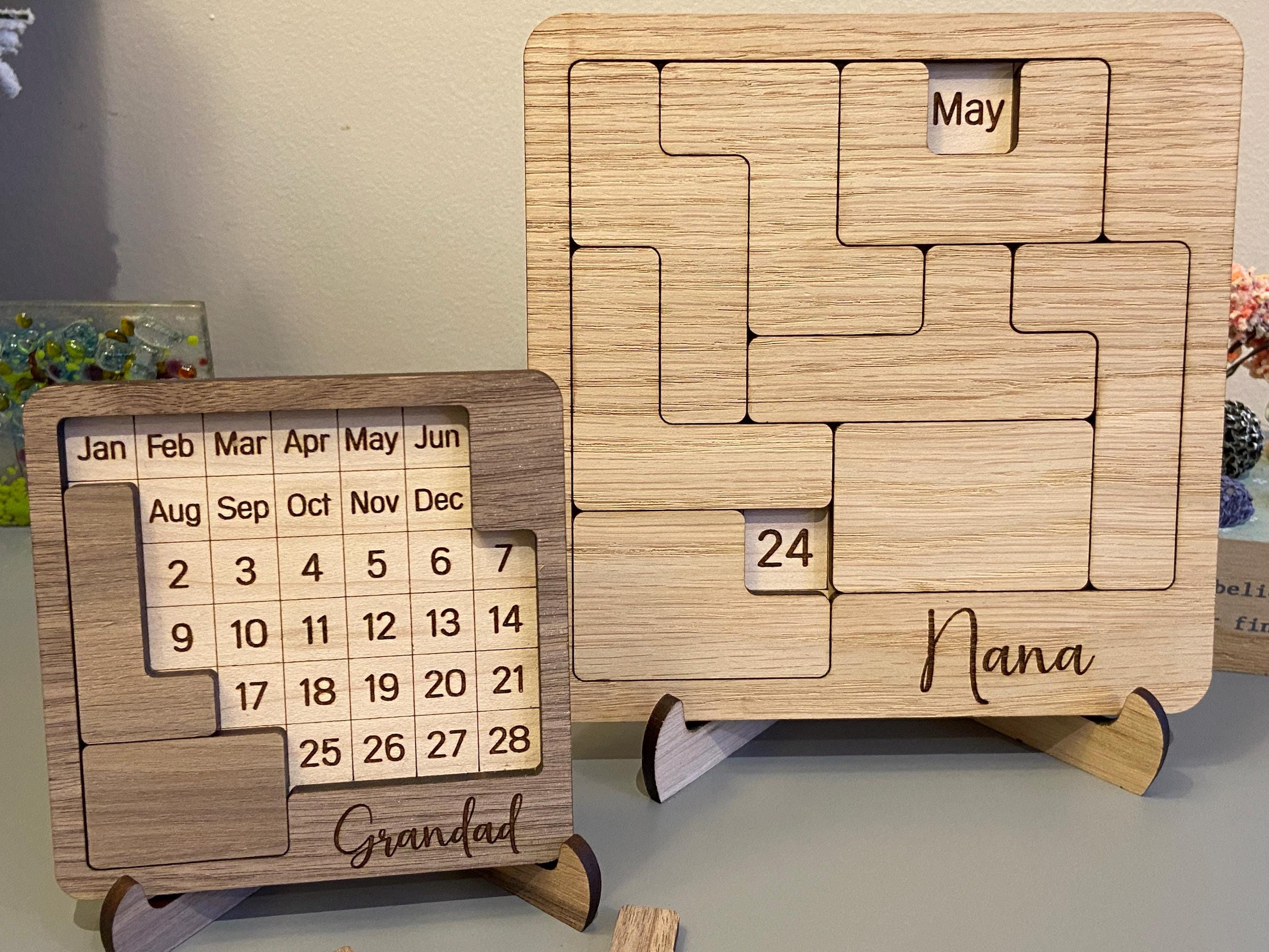 Personalised Infinite Daily Puzzle Calendar, Puzzle A Day, Daily Puzzle ...