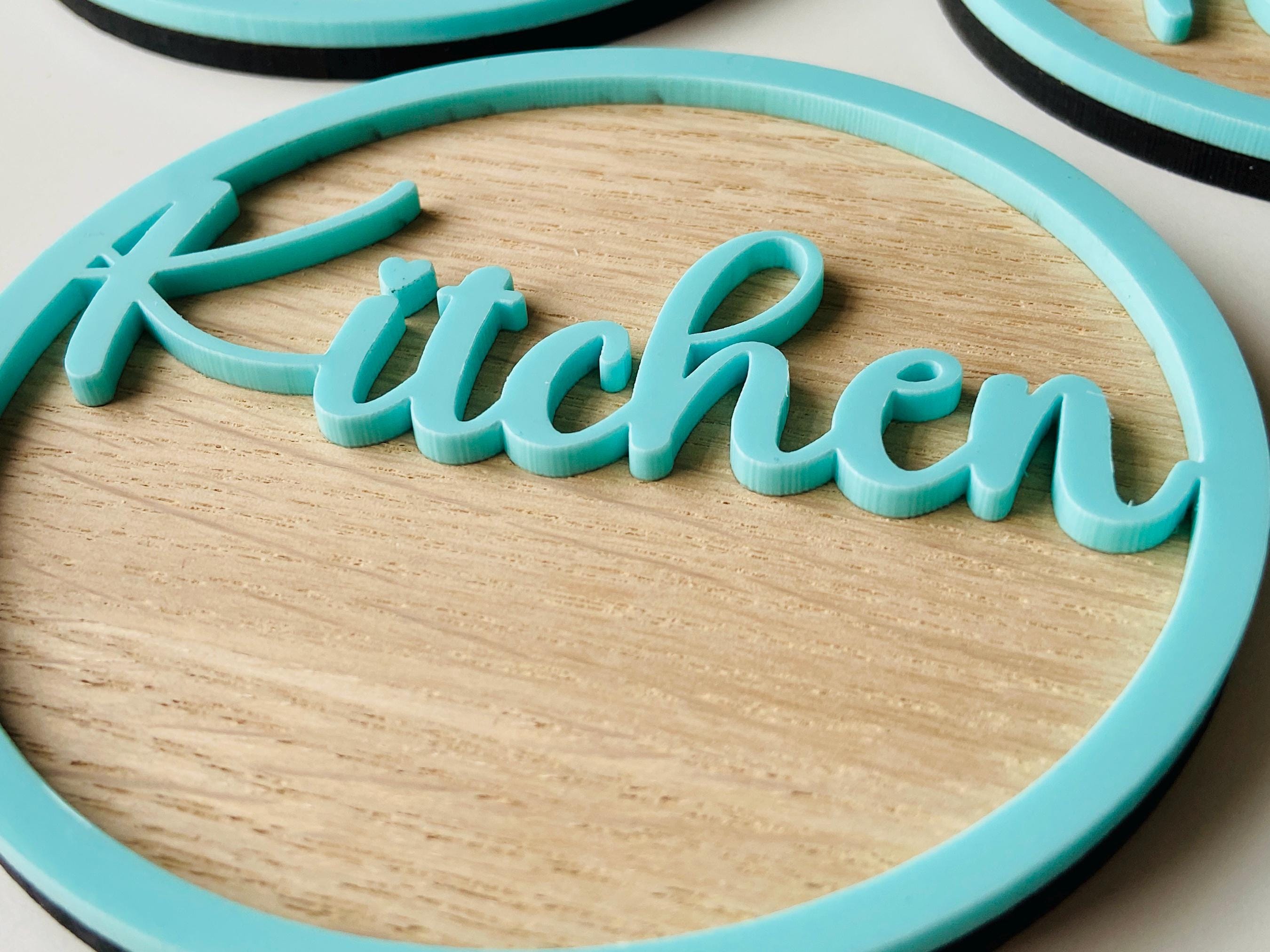 Personalised Door Sign, Visual Aids Sign, Wood Acrylic Office Sign ...
