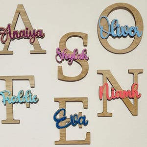 Personalised Bedroom Door Sign, Letter Kid's Bedroom Sign, Playroom ...