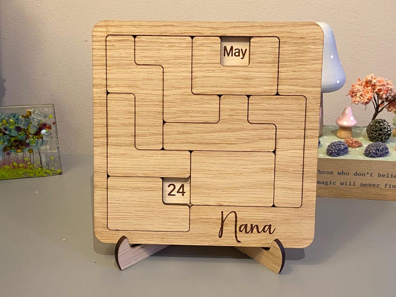 Personalised Infinite Daily Puzzle Calendar, Puzzle A Day, Daily Puzzle ...