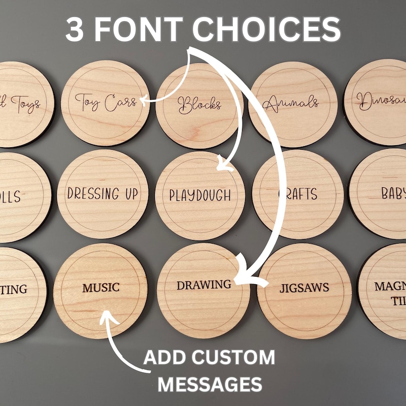 Bin Disc Labels - Etsy UK