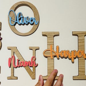 Personalised Bedroom Door Sign, Letter Kid's Bedroom Sign, Playroom ...