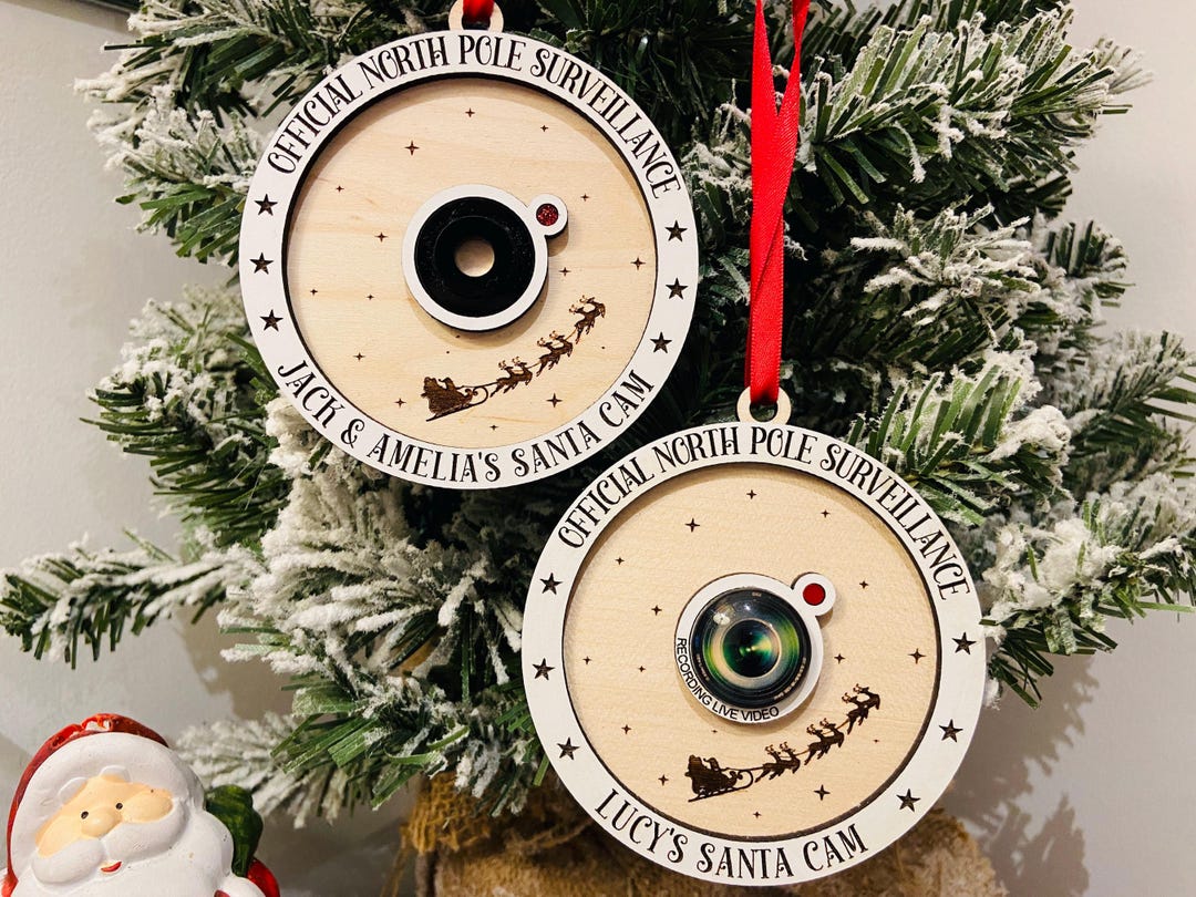 Personalised Santa Cam for Children, Christmas Elf Surveillance, Santa ...
