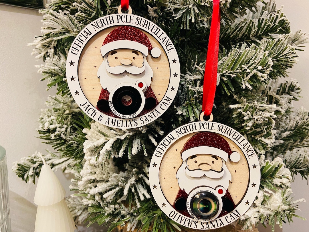 Personalised Santa Cam for Children, Father Christmas Elf Surveillance ...