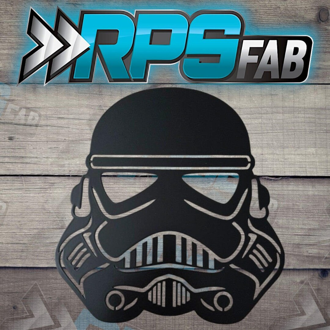 Stormtrooper Metal Art Sign - Etsy